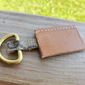 Accessories | Gucci Gg Upcycle Repurposed Keychain Key Fob Tag | Poshmark